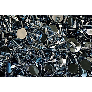 (200) Flat Elevator Bolt 1/4-20 x 1 Flush Mount Zinc Plated
