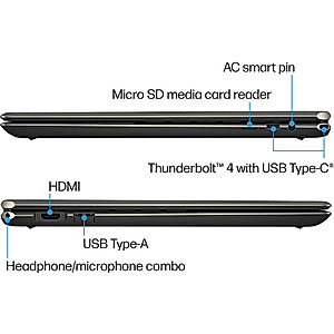 HP Spectre x360 16" 2-in-1 3K QHD+ Touchscreen (Intel 12th Gen i7-12700H, 16GB RAM, 1TB SSD, Stylus) Home, Business & Creator Laptop, Long-battery life, Fingerprint, Backlit, Thunderbolt 4, Win 11 Pro
