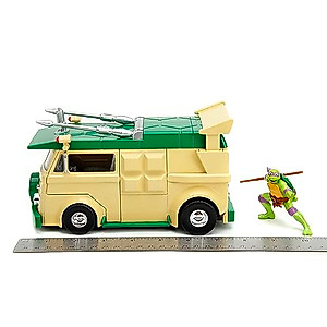 Jada Turtles Party Wagon 1:24 Die-Cast Car Play or Gift and for a Collection for Both Kids and Adults