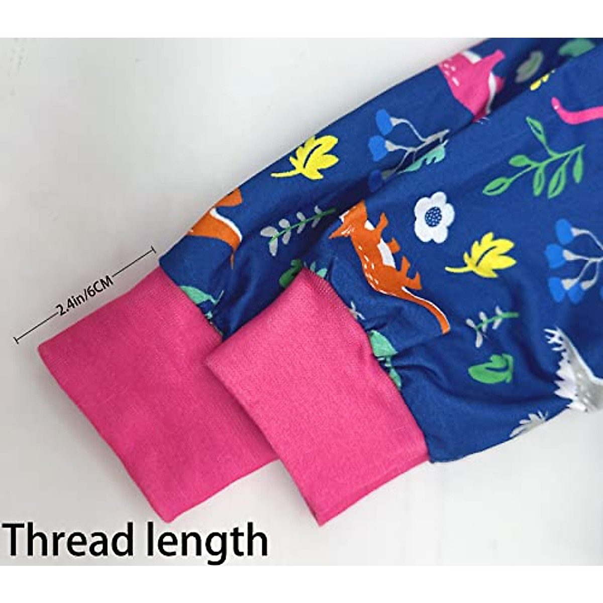 PriPre Dogs Surgery Recovery Suit Dinosaur Printed Long Sleeve Shirts Soft Pajamas Onesie Jumpsuit Prevent Licking Dogs Shedding Suit for Large Dogs(Navy,3XL)