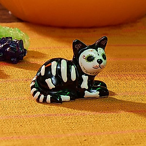 Sugar Skull Cat Mini Salt Shaker