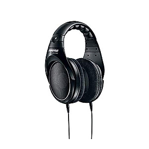 Shure SRH1440 Professional Open Back Headphones - 40mm Neodymium Drivers, Full-Range Audio with Detailed Highs and Rich Bass for Mastering and Critical Listening, Circumaural Design for Natural Sound