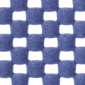 Shelf and Drawer Liner 12" X6.5’ Grid Pattern PVC Non-Adhesive Grip Liner for Kitchen Cabinets,Shelves,Storage, Kitchen and Desks (Blue)