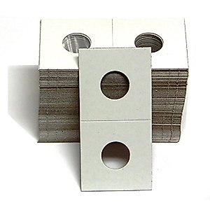 1-100 Pack of 2x2 Nickel Coin Cardboard Holder -