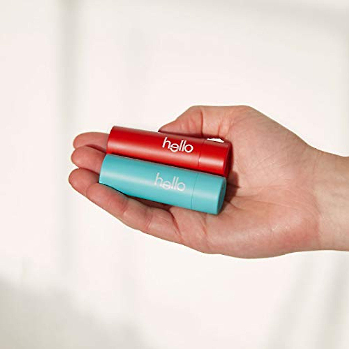 Hello Moisturizing Vegan Lip Balm, Sweet Mint, Beeswax Free, Petrolatum Free, and Parabens Free, 0.15 Ounce (Pack of 4)