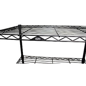 Apollo Hardware Black 5-Shelf Wire Shelving 24"x14"x60" (Black)