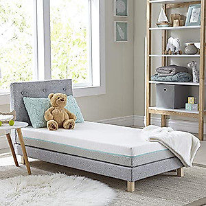 Tempur-Pedic TEMPUR-Dream 2-Stage Waterproof Baby Crib and Toddler Mattress - Made in USA, 52"x28"