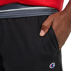 Champion mens Everyday Cotton Open Bottom Pants, Black, 4X-Large US