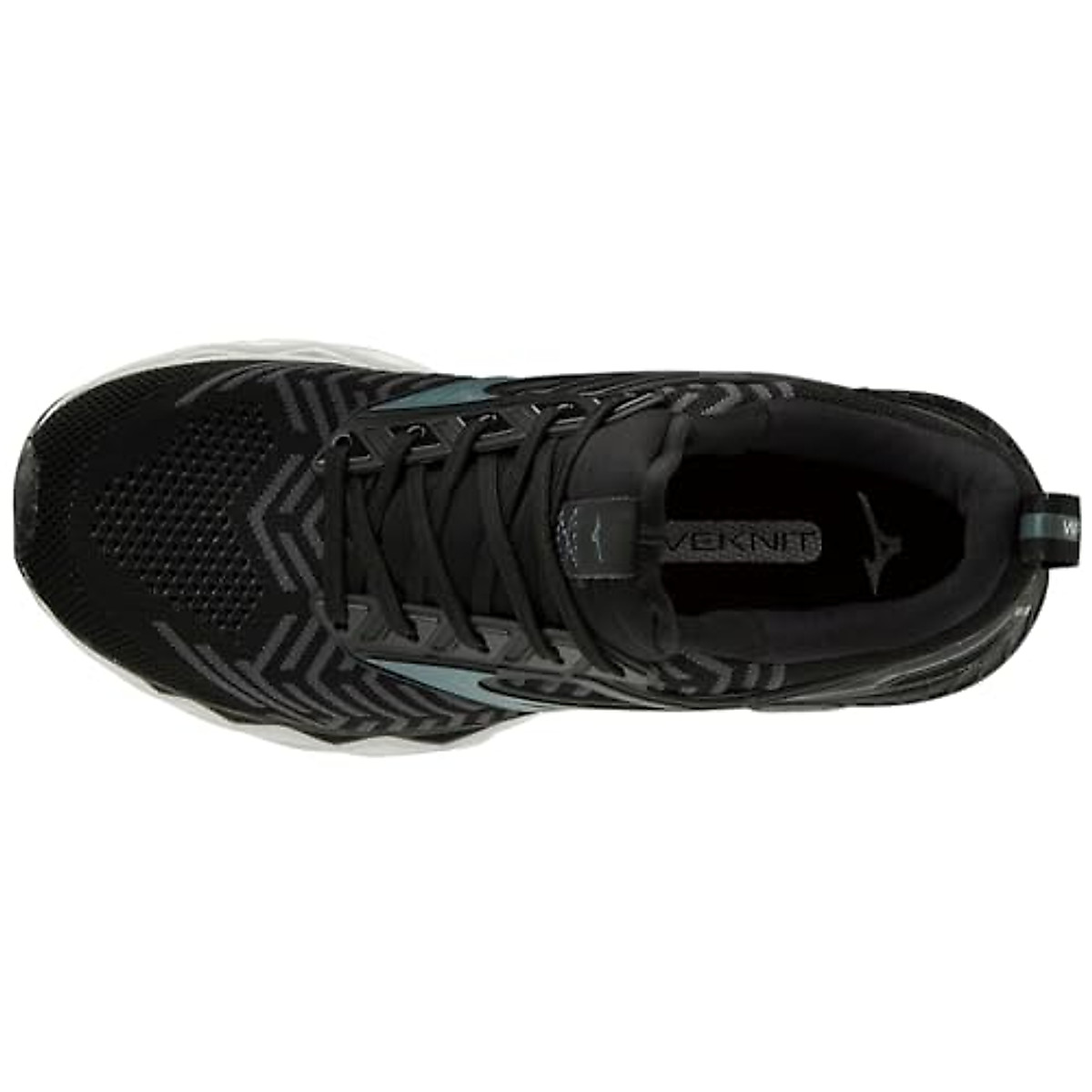 Mizuno Men's Wave Creation 20 Knit Running Shoe, Black-Stormy Weather, 8