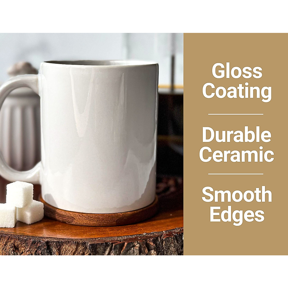 R and R Imports Salton Sea California Souvenir Camp Life 8 oz Coffee Mug 2-Pack (White).