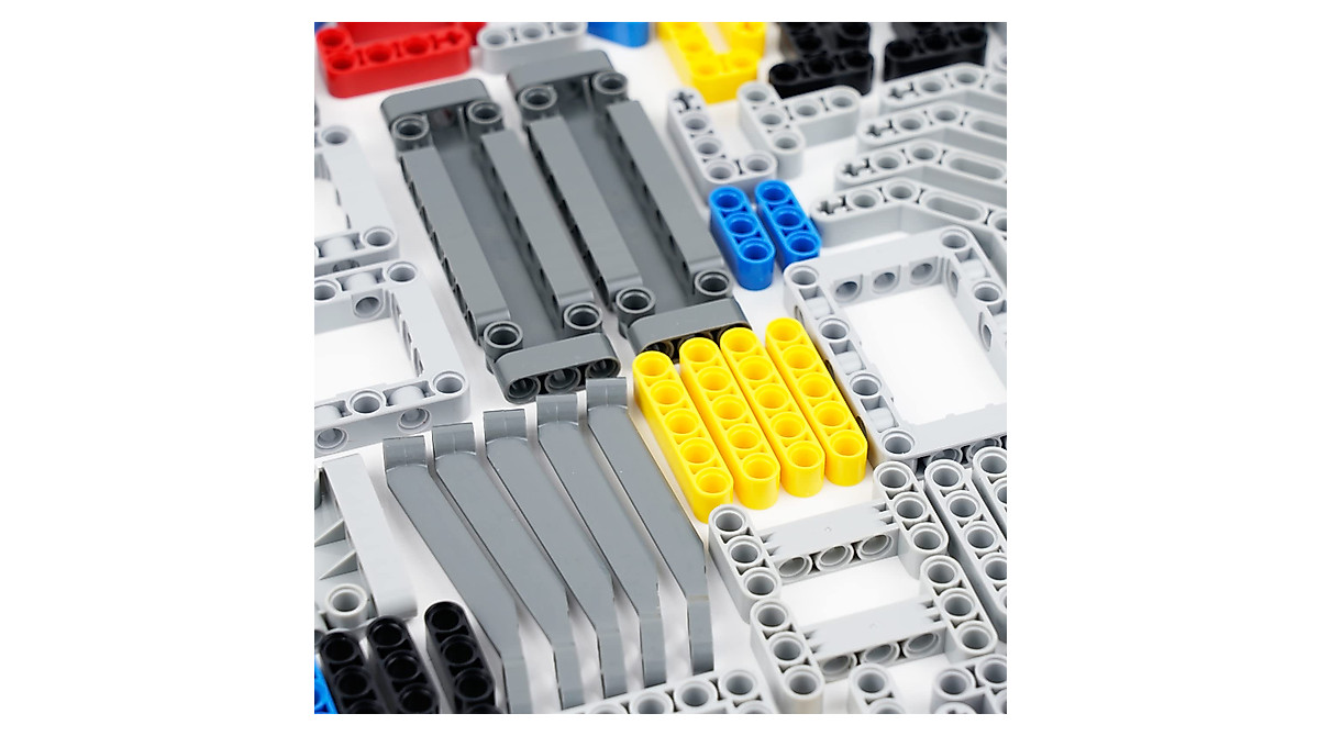 Technical Building Parts Set | 580 Pieces Compatible with Technic