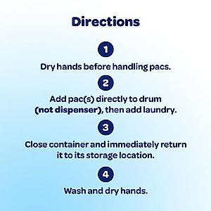 all Mighty Laundry Detergent Pacs, Free Clear for Sensitive Skin, Unscented and No Dye, 39 Count