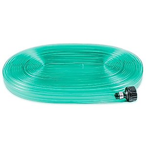 LINEX Sprinkler Soaker Garden Hose 50 ft for Lawn Yard