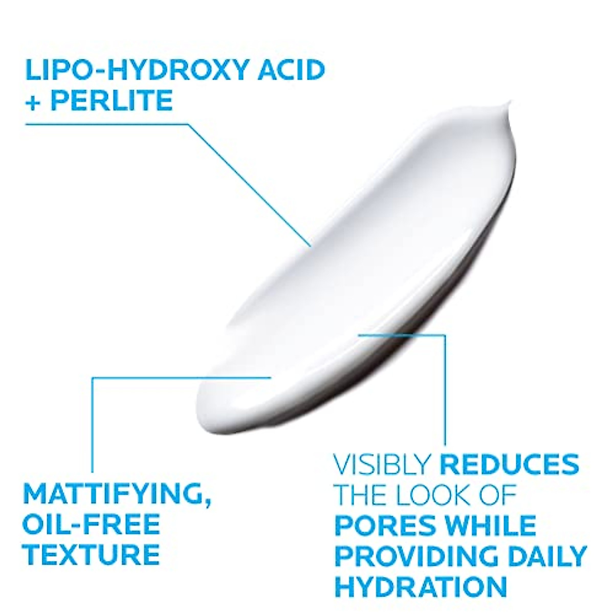 La Roche-Posay Effaclar Mat Oil-Free Mattifying Moisturizer for Face, Facial Moisturizer For Oily Skin, to Reduce Oil and Minimize Pores, Moisturizing Shine Control for Sensitive Skin