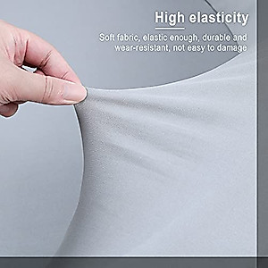 TRENDBOX Ball Pit Cover 35.4 x 11.8 for Sponge Round Ball Pool NOT Include Sponge - Light Gray - Cover Only