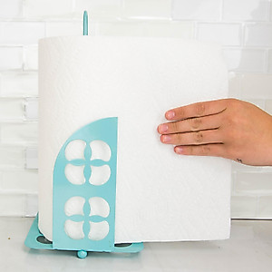 Home Basics Trinity, Turquoise Paper Towel Holder