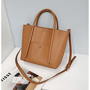 Ladies Large Leather Tote Concealed Carry Studded Shoulder Bag Crossbody Wallet