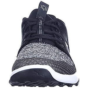 PUMA Golf Men's Grip Fusion Sport Golf Shoe, Puma Black-Quiet Shade, 12 M US