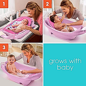 Summer Infant Splish 'N Splash Newborn to Toddler Bath Tub, Pink