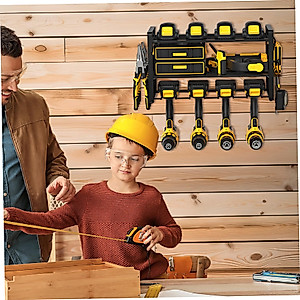 SOESFOUFU Multifunctional Storage Rack Screwdriver Storage Shelves Garage Tool Organizer Tool Organizer and Storage Garage Shelving Power Tool Organizer Tool Rack Organizer Carbon Steel