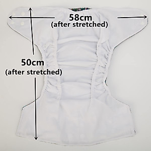 2 to 7 Years Old Cloth Diaper Nappy Pocket Reusable Washable Junior Big Baby Kids Toddler (Trees Owls)