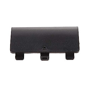 VizGiz 4 Pack Battery Back Cover for Xbox One Wireless Controller Repair Part Replacement One S X Controllers Pack Shell Clip Back Door Lid Guard Cabinet Holder Case (Black)