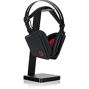 LUXA2 E-One Black Solid-Metal Aluminum Universal Gaming Headphone Stand/Hanger/Holder for Beats, Senheiser, Sony, Bose, Philips, Audio-Technica, Plantronics, Shure, Jabra, JVC, JBL, AKG, DJ, Gaming Headsets Display HO-HDP-ALE1BK-00