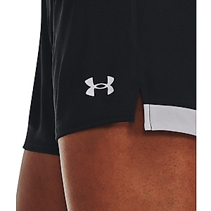 Under Armour Womens Maquina 3.0 Shorts, (001) Black / / White, Medium
