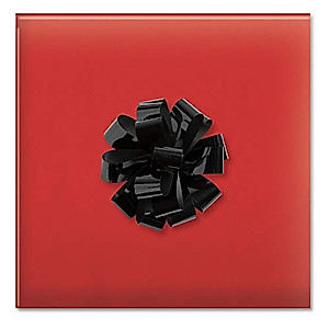 Red Plain Kraft Jumbo Roll Gift Wrap - 61 sq ft, Heavyweight, tear-resistant wrapping paper for Christmas, Valentine's Day, All Occasion Crafts