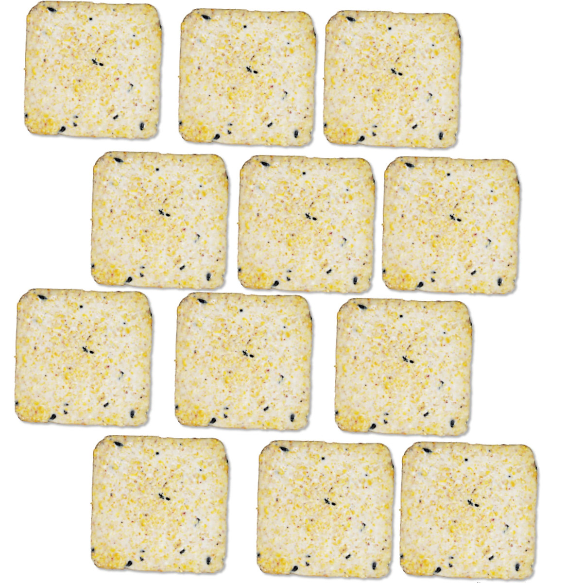 Suet Cake 12 Pack | Case of 12 Suet Cakes for Wild Birds (Woodpecker High Energy)