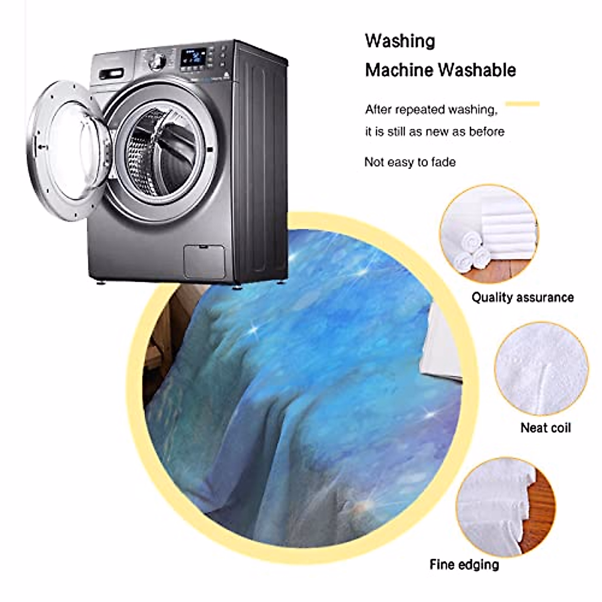 Gyapuk Feathers Pattern,Weighted Blanket for Adult,Peacock Bird Feathers,Flannel Cozy Plush Bed Blanket,Fuzzy Blanket Full Size,Soft Blanket for Sofa Bed,Navy Blue Orange,30x40in