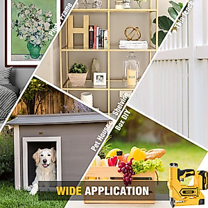 ALLOYPOWER 18GA Nail Gun Battery Powered, 2 in 1 Cordless Brad Nailer/Electric Stapler with 2.0Ah Battery & Charger,1000pcs Nails and 1000pcs Staples Included for HOM