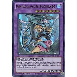 Dark Magician Girl the Dragon Knight - DLCS-EN006 - Ultra Rare - 1st Edition (Alternate Art)