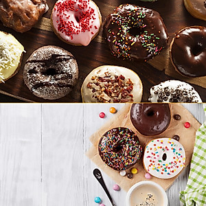 Cupidove Silicone Donut Pan for Baking | Nonstick, Mini 12 Holes Pure Food Grad Green, BPA Free, German LFGB Approved - Makes 12 Full Size Donuts