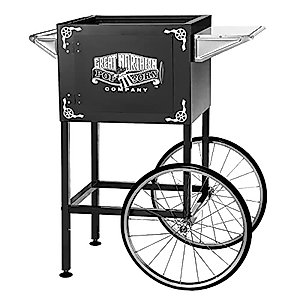 6401 Black Replacement Cart for Larger Lincoln Style Great Northern Popcorn Machines