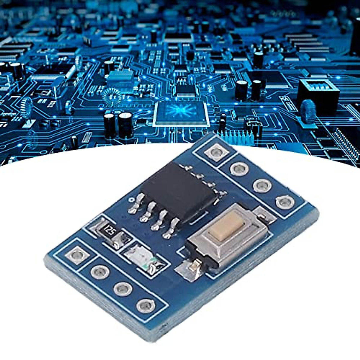 Kadimendium Microcontroller System Development Board, Professional Singlechip System Development Board PCB Accurate Timing Settable High Low Level for LED Industry