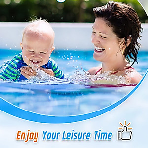 POOLPURE Filter Pump for Above Ground Pools, Swimming Pool Filter Pump for Intex Pool/Bestway/Easy Set Pool/Metal Frame Pool, 1000 GPH Pump Flow Rate, 110-120V with GFCI