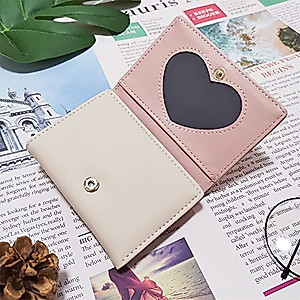 Loxepur Cartoon Fruit Tri-Fold Pu Wallet Multi-Card Slot Small Purse for Gift (Beige)