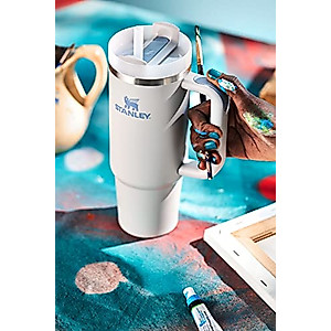 Stanley Quencher H2.0 FlowState Stainless Steel Vacuum Insulated Tumbler with Lid and Straw for Water, Iced Tea or Coffee, Smoothie and More, Fog, 30 oz