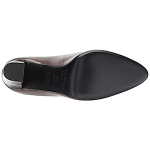 Via Spiga Women's Baran Block Heel Pump, Bark Leather, 5 M US