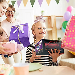 T-Power! Dynamic Remote Control Car 1:24 Scale RC Vehicle Great Gift for Children Remote Control Car Model with Falcon Door in Red Color