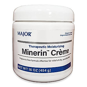 Therapeutic Moisturizing Minerin Creme 16oz for Dry, Sensitive Skin (Pack of 4)