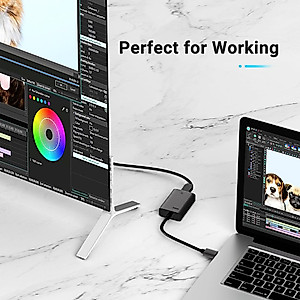 USB to HDMI Adapter Compatible MacBook Pro/Air/Mini , HD 1080P HDMI USB Cable Adapter, HDMI USB Mac Adapter, Compatible with MacBook M1 / Windows 10/8/7 (Incompatible with Linux, Unix, Vista).