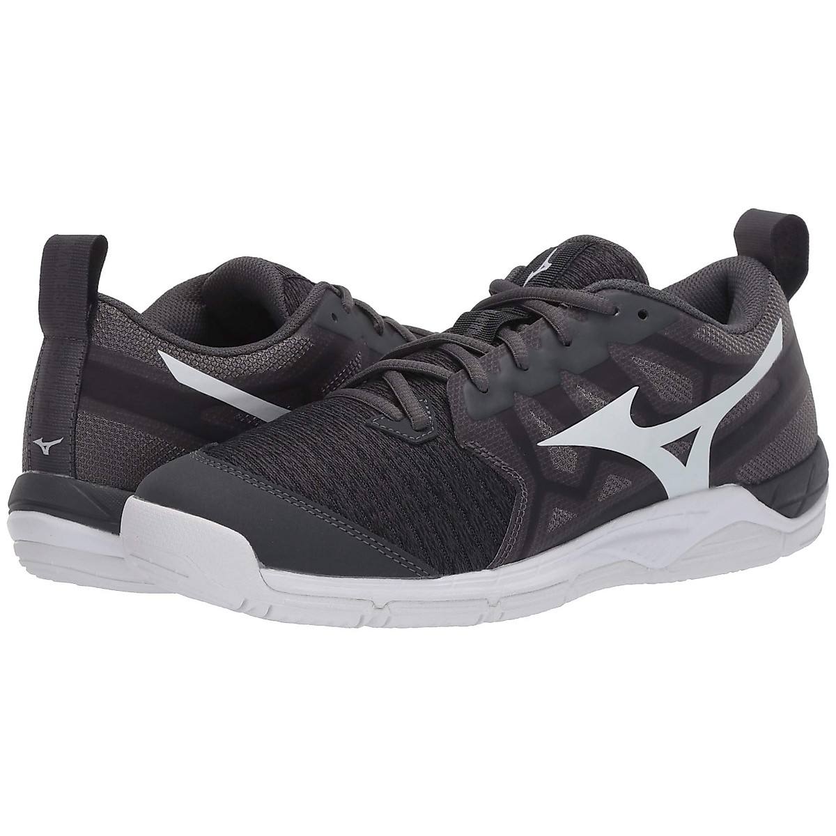 Mizuno Wave Supersonic 2 Womens Volleyball Shoe, Black-Charcoal, 9
