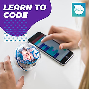 Sphero SPRK+: App-Enabled Robot Ball with Programmable Sensors + LED Lights - STEM Educational Toy for Kids - Learn JavaScript, Scratch & Swift