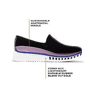 Dr. Scholl's Shoes Womens Madison Next Platform Wedge Slip On Fashion Sneaker,Black Snake,7.5