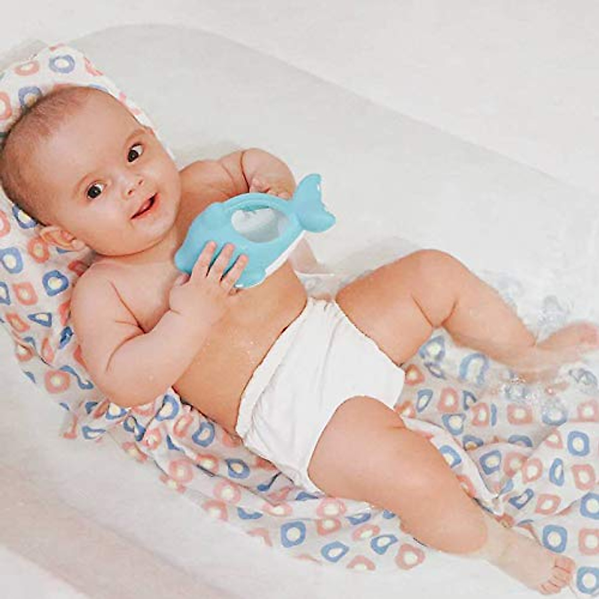 Ijnuhb Washable Baby Swim Diaper Reusable Swimming Diapers for Toddler Swimwear Pants 0-3 Years Boys Shower Gifts (White,2-3 Years)