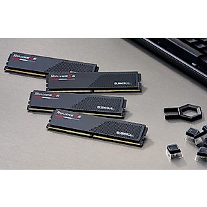 G.SKILL Ripjaws S5 Series (Intel XMP 3.0) DDR5 RAM 32GB (2x16GB) 6000MT/s CL30-40-40-96 1.35V Desktop Computer Memory UDIMM - Matte Black (F5-6000J3040F16GX2-RS5K)