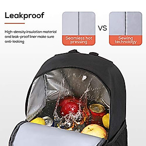 TOURIT Insulated Backpack Cooler 28 Cans Leakproof Lightweight Cooler Backpack for Men Women to Work, Picnics, Hiking, Beach, Park or Day Trips