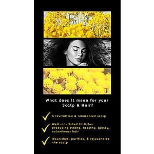 Heli's Gold Revitalize Shampoo - Reverses Hair Damage - Intensely Nourish And Replenish Your Scalp - Color Safe - Dry, Damaged Strands - Remove Build-Up - Free From Paraben And Silicone - 3.3 Oz